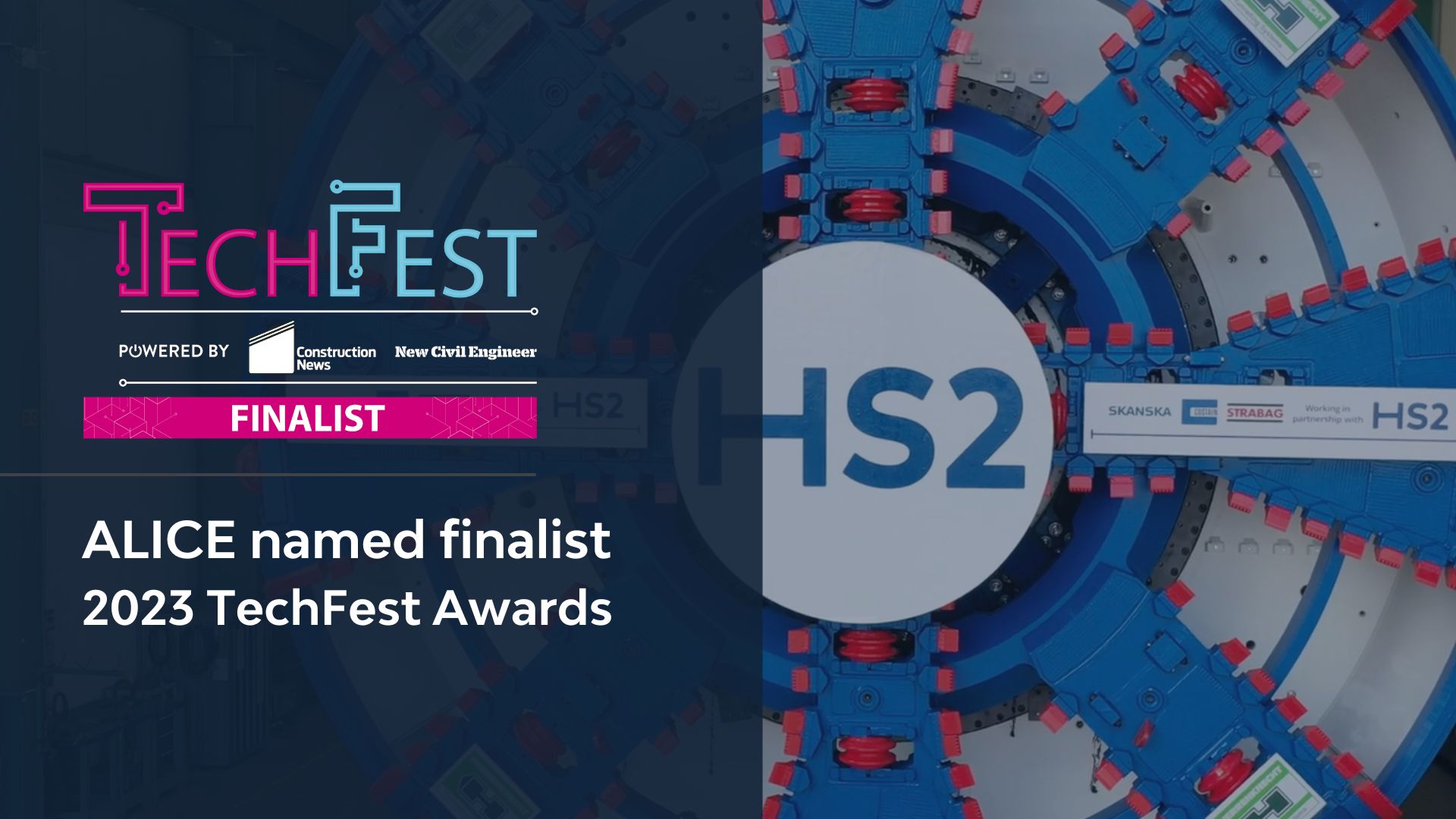 ALICE named finalist - 2023 TechFest Awards